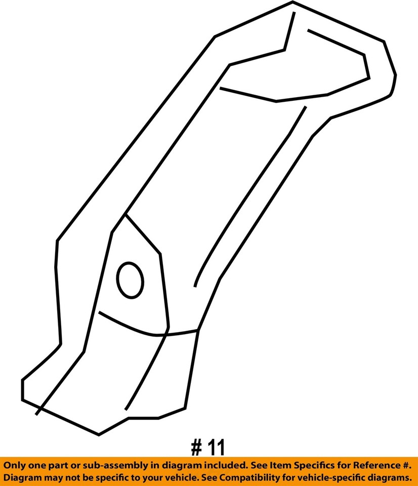 GM OEM 14-19 Sierra 1500 Frame Frame Components-Reinforcement 22833947 ...