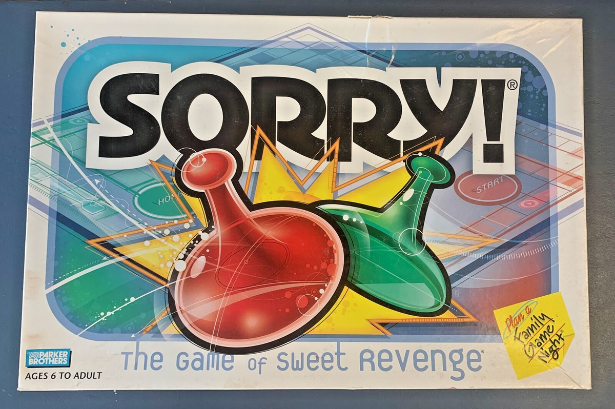 Sorry Board Game Logo SORRY