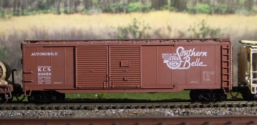 Kansas City Southern 50 ft Dbl door boxcar #20859 N Scale | eBay