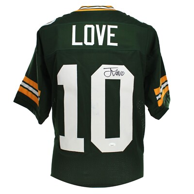 Jordan Love Autographed Green Bay Packers Jersey JSA COA Signed | eBay