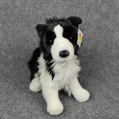 Border Collie Dog Puppy Plush New Realistic Lifelike Pet Stuffed Animal ...