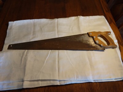 vintage nicholson hand saw with wheat handle | eBay