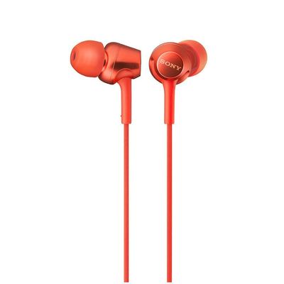 SONY MDR-EX255AP Closed Dynamic In-Ear Headphones In-Line Remote Mic ...