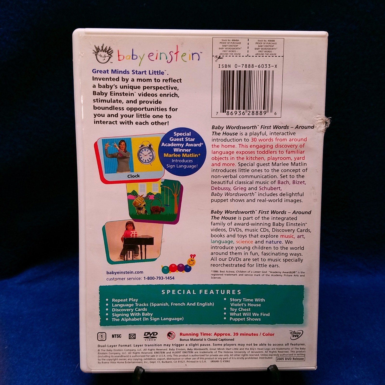 Baby Einstein: Baby Wordsworth First Words - Around The House (DVD ...