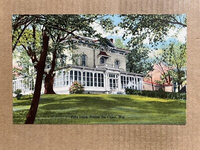 Postcard Prairie Du Chien WI Wisconsin Villa Louis Home Colonel ...