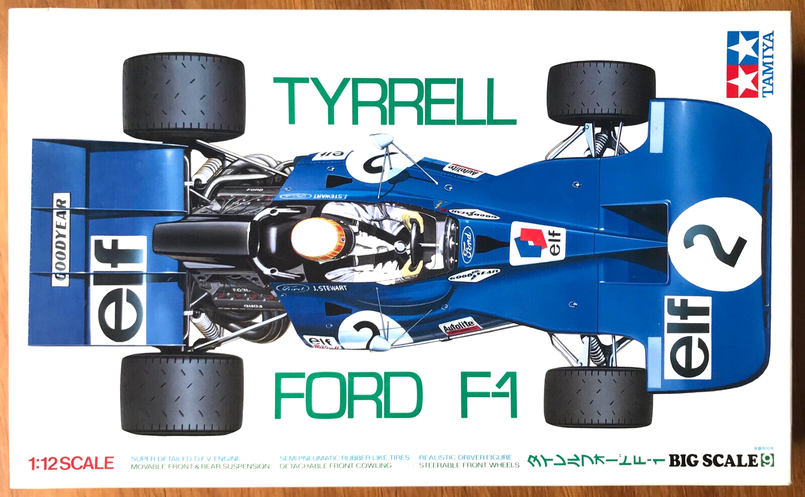 TAMIYA 1/12 TYRRELL FORD ( 003 ) F1 Plastic Model Kit Big Scale 9 ...