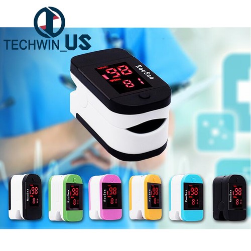 OLED Finger tip Pulse Oximeter Blood Oxygen meter SpO2 Heart Rate ...