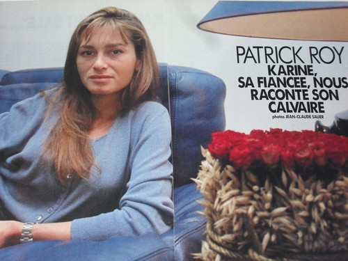 1993 PATRICK ROY KARINE HIS FIANCÉE TELLS HER ORDEAL PRESS CUT | eBay