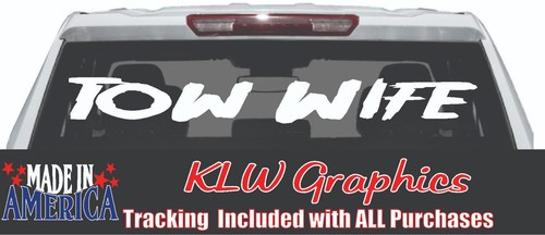 Wife Towing Service Decal Sticker Tow Truck Diesel Caution Safety ...