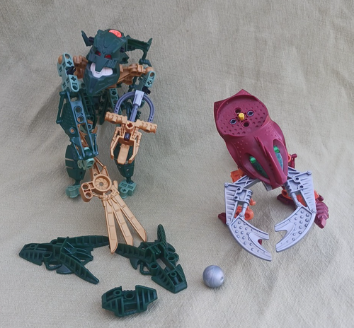 Lego Bionicle Zaktan & Visorak Incomplete Figures Built | eBay