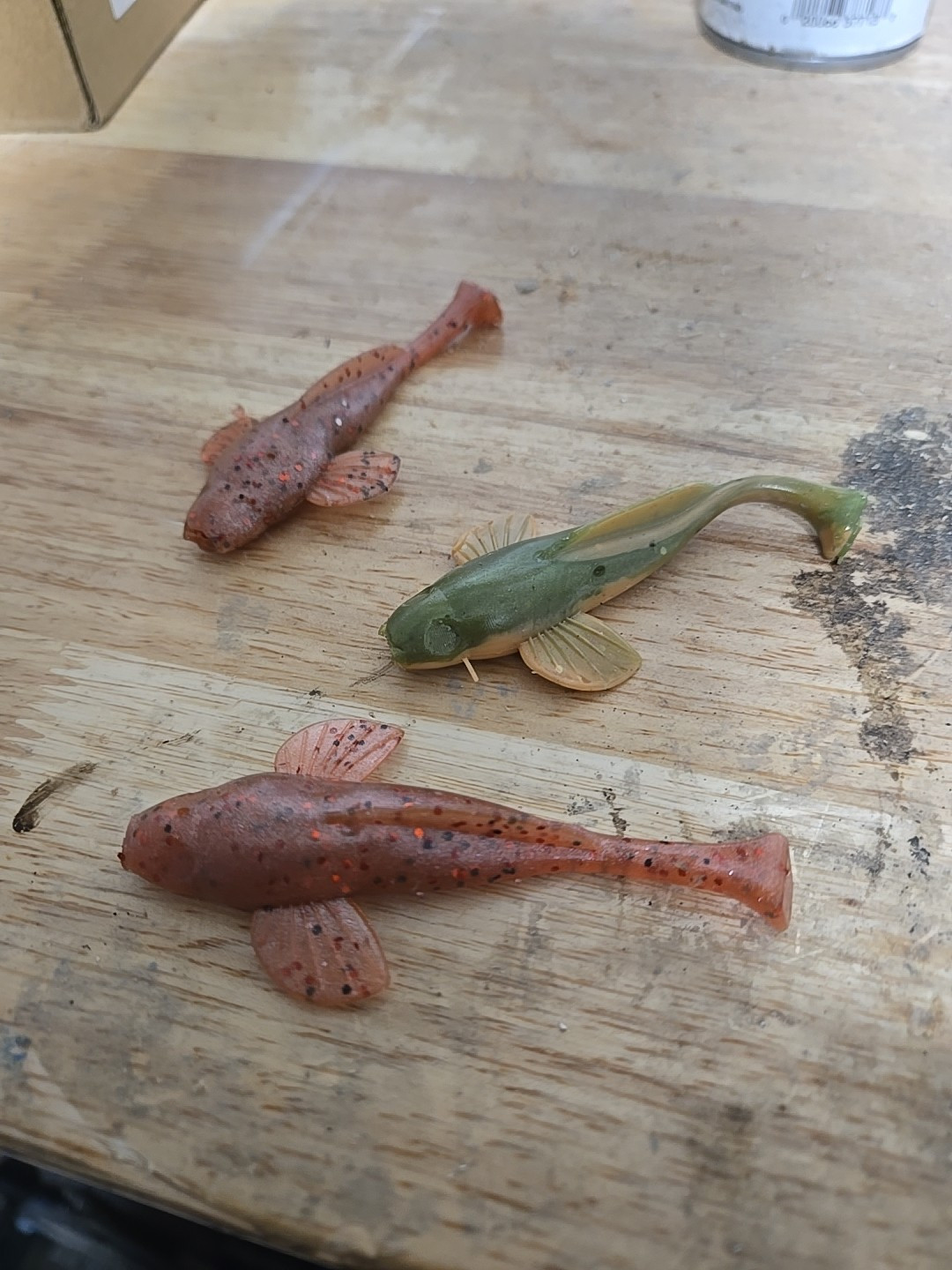 Grundel Goby Shad Fishing Mold Lure Bait Soft Plastic 81 mm | eBay