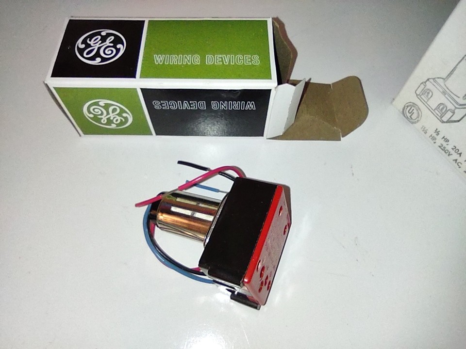 General Electric GE RR7 Remote Control Relay Switch 21-30V AC Made in ...