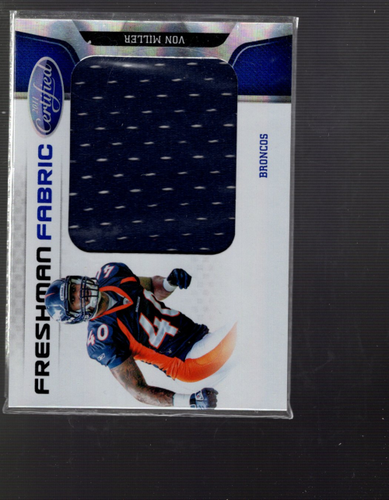 A5277-2011 Certified Mirror Blue Materials #266 Von Miller Jersey /50 ...
