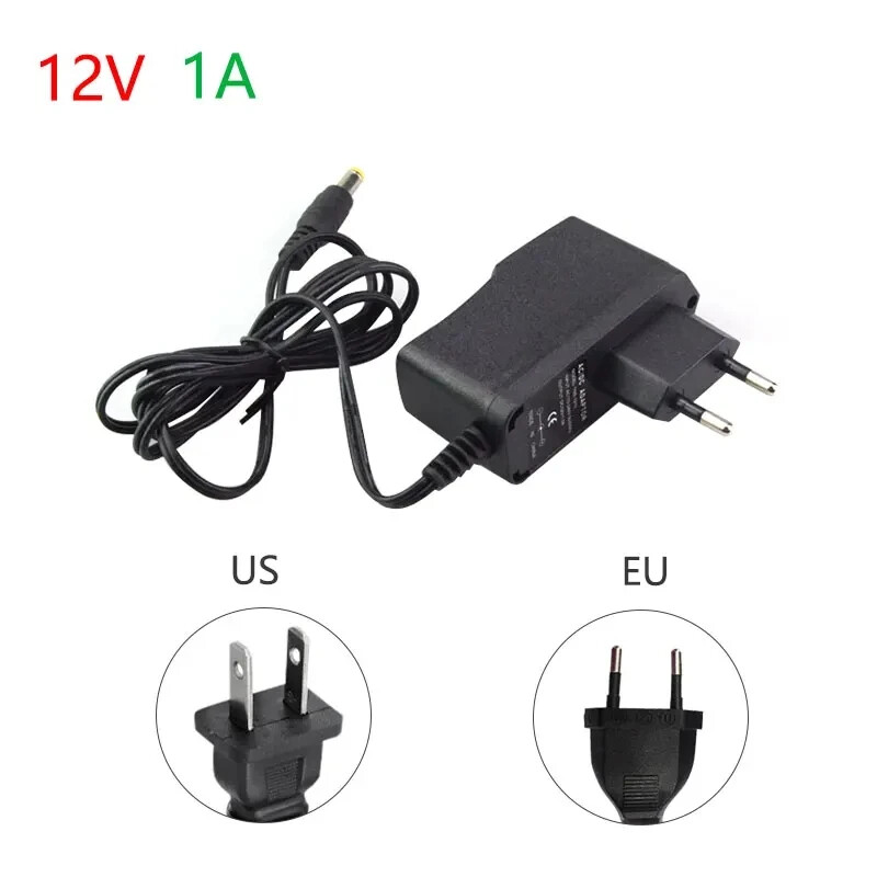 AC 110-240V To DC 12V 1A 2A 3A Universal Power Adapter Supply Charger ...