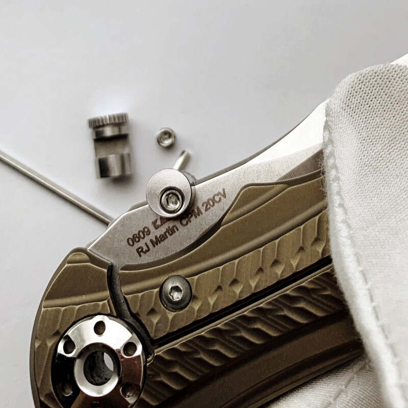 3PCs. Thumb Stud SUS for Buck 110 Suitable knife back thickness 3.1/3.5 ...