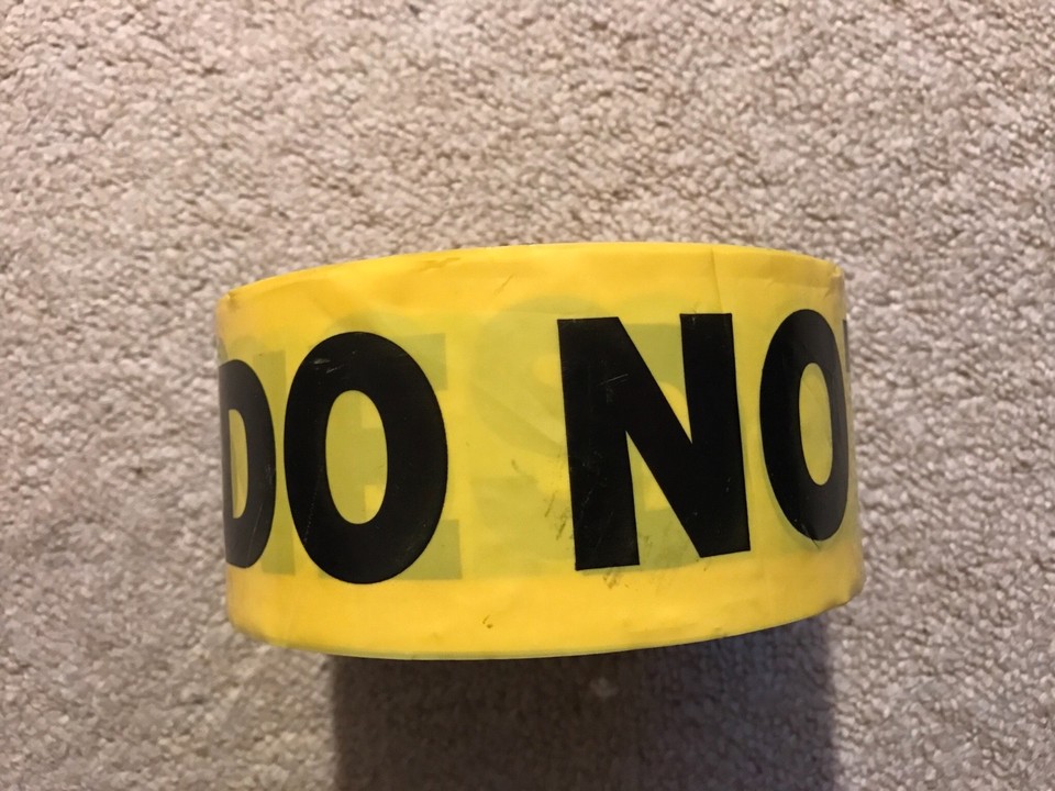 fire department authentic scene police tape 10 FEET NYFD LAFD IAFF USA ...