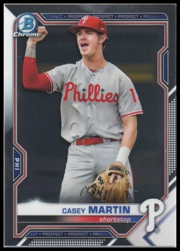 2021 Bowman BCP-92 Casey Martin Philadelphia Phillies Baseball Card | eBay