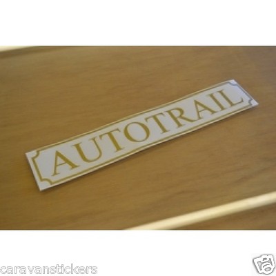 AUTOTRAIL Classic Name Sticker Decal Graphic - (OPEN VERSION) - PAIR ...
