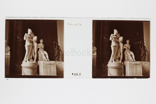 Paris Museum of / The Louvre Sculpture Canova Plate Glass Stereo | eBay