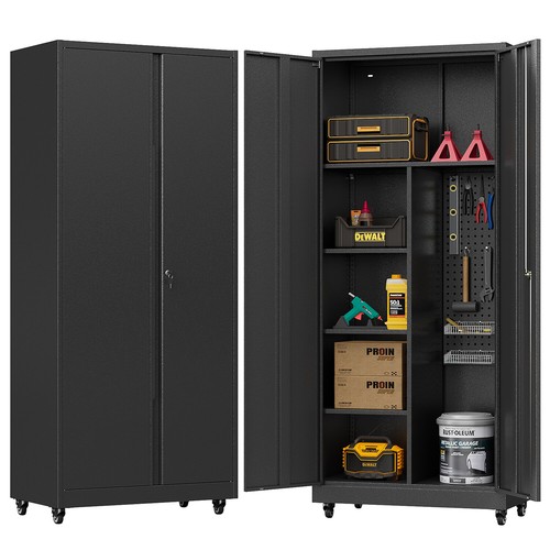 Rolling Tool Box WorkStation Tool Chest Cabinet Combo on Wheels w/Lock ...