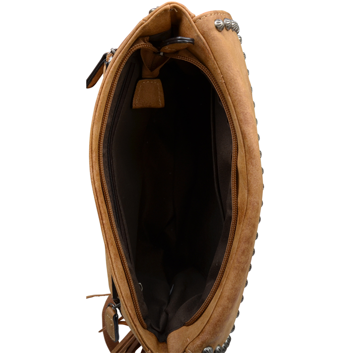 3D Belt Co. ANGEL RANCH CROSSBODY TAN PURSE w/ Conceal carry Strap ...