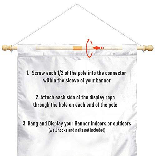 Wood Banner Pole for House Dynasty Sleeve Banners and Flags | eBay