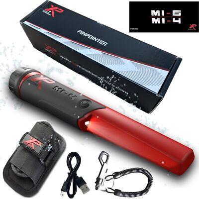 XP MI-4 Waterproof Pinpointer Metal Detector with Holster and Lanyard ...