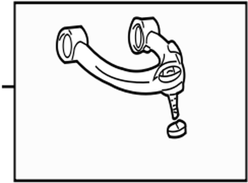 48610-60030 Toyota Arm assy, front suspension upper, rh 4861060030, New ...