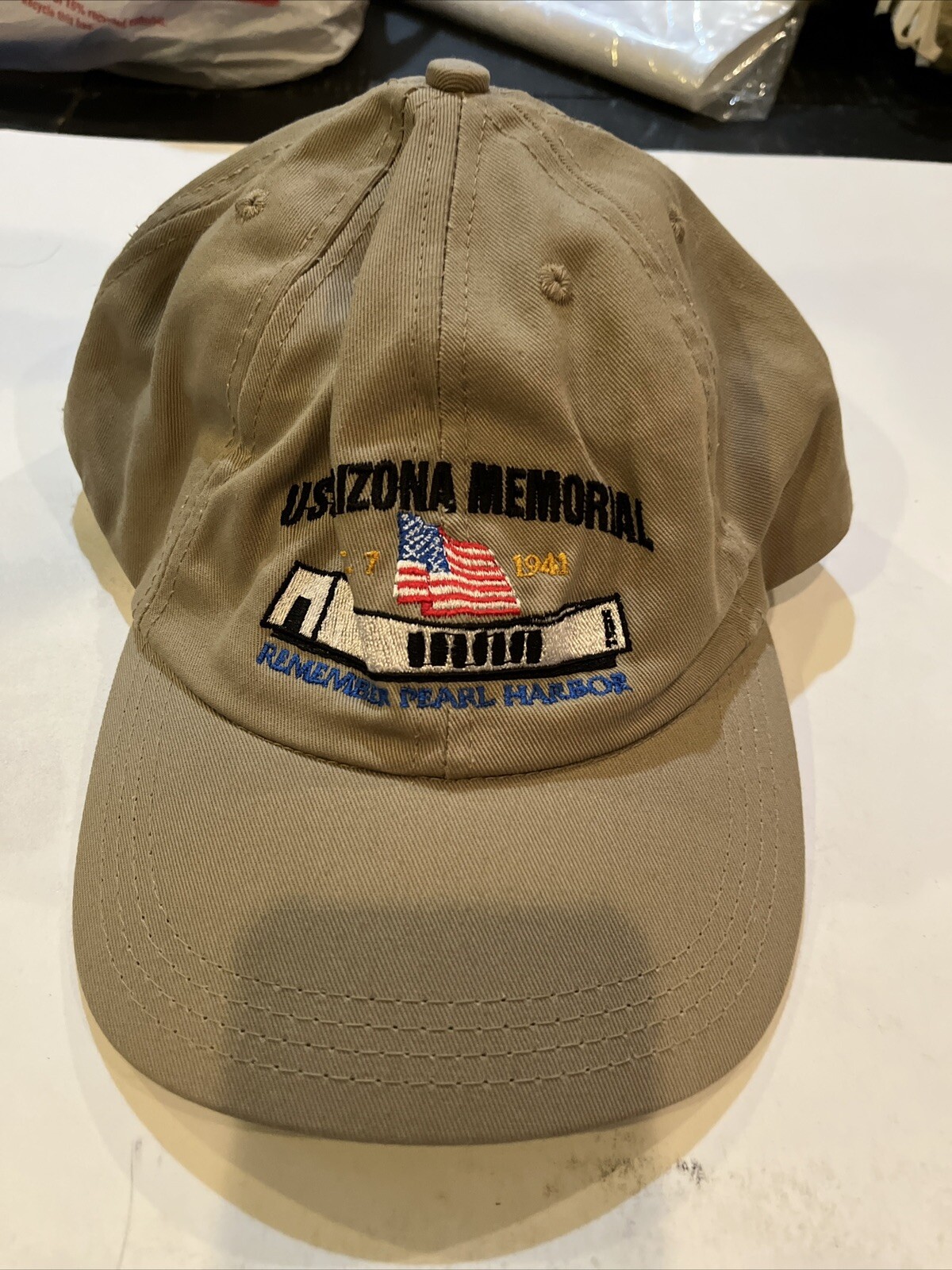 USS Arizona Memorial Adjustable Hat Cap Remember Pear… - Gem