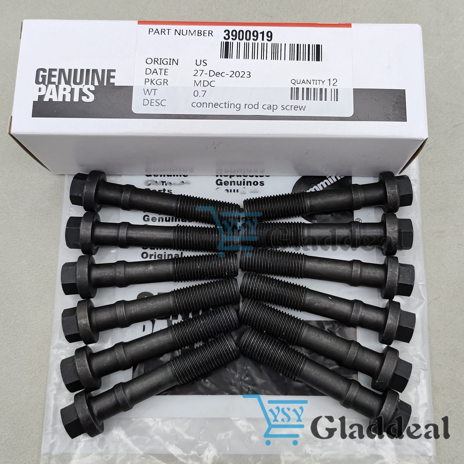 12* Connecting Rod Bolts Cummins For Dodge 5.9L 89-02 3900919 | eBay