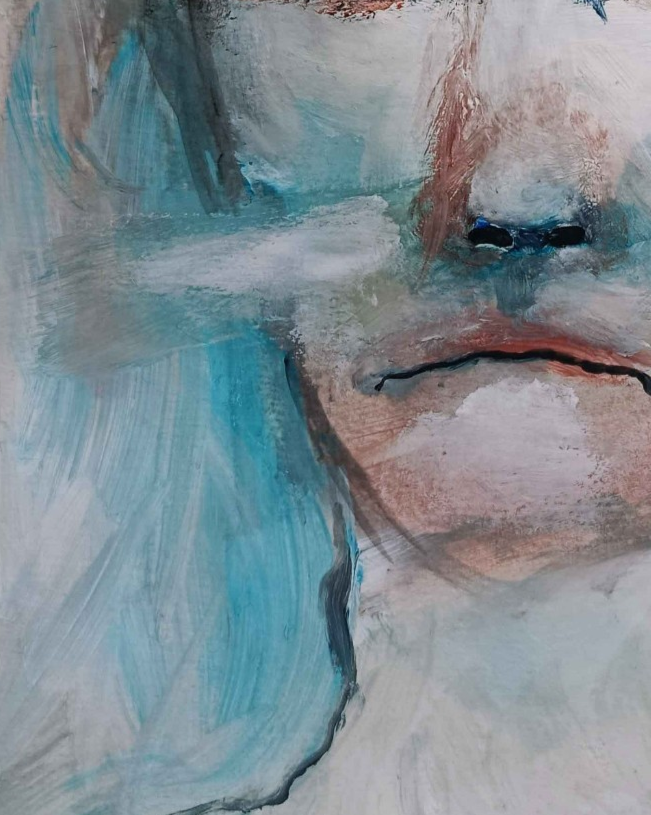 Original Acrylic Painting – Abstract Expressionism Portrait – A5– OOAK Artwork | eBay