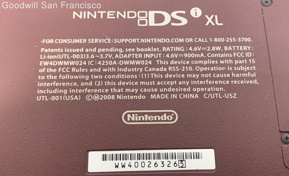 Nintendo DS XL Handheld System Red UTL-001 | eBay