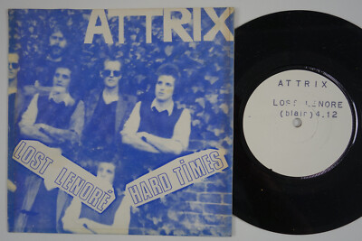 ATTRIX Lost Lenore / Hard Times MEGA RARE orig 1978 private UK punk 7" kbd HEAR! | eBay