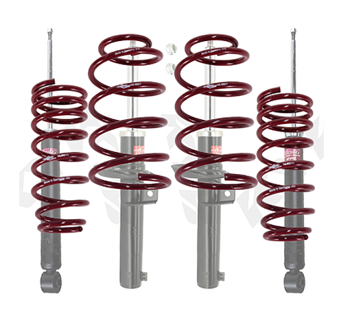 KYB 4 STRUTS SHOCKS & LOWERING SPRINGS 1.2" Drop VOLKSWAGEN GTI MK5 06 ...