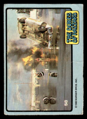 1980 Donruss Dukes of Hazzard #62 The General Lee Flying High | eBay