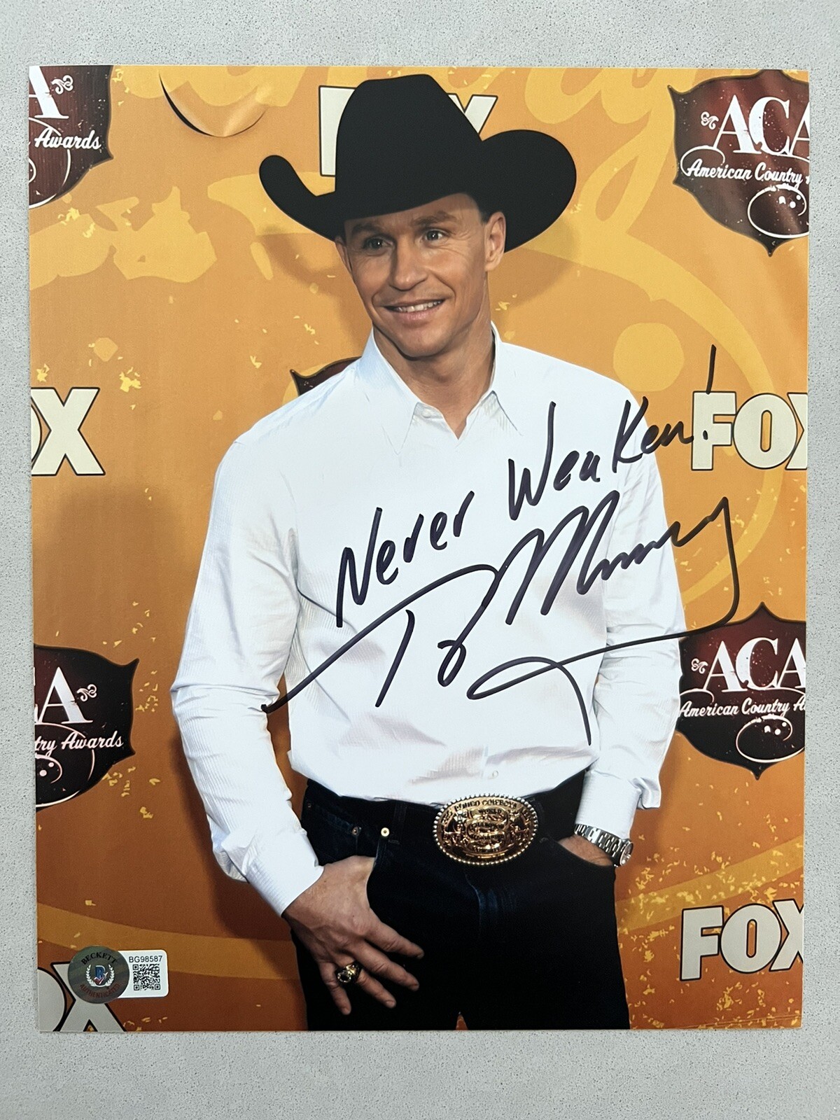 Ty Murray autographed signed 8x10 photo Beckett BAS COA PBR Bull Riding ...