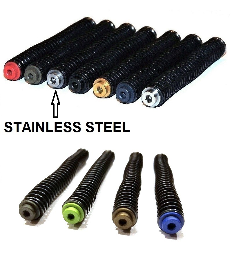 Stainless Steel Guide Rod For Glock 19 23 32 38 Gen 1 2 3 Plain Tip or ...