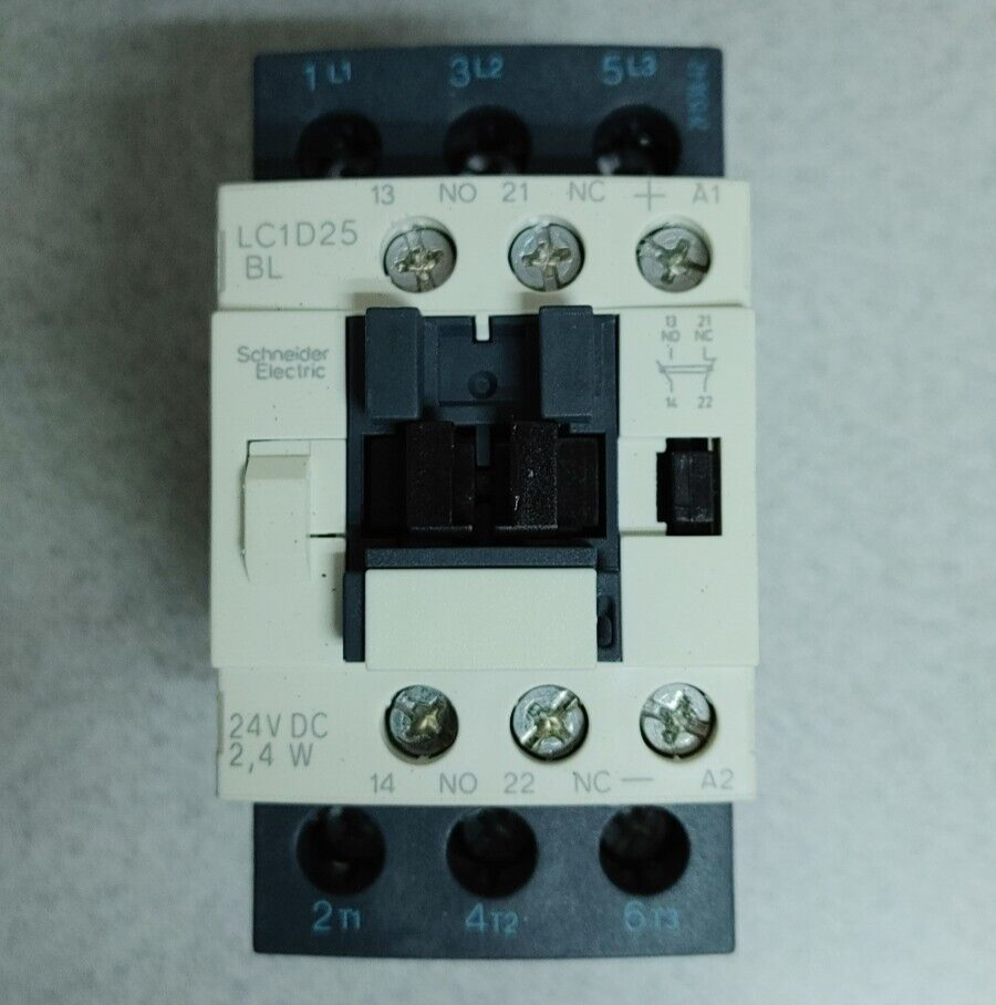 SCHNEIDER ELECTRIC LC1D25 CONTACTOR 600V 20HP 24VDC COIL NEW!! WOW!! | eBay