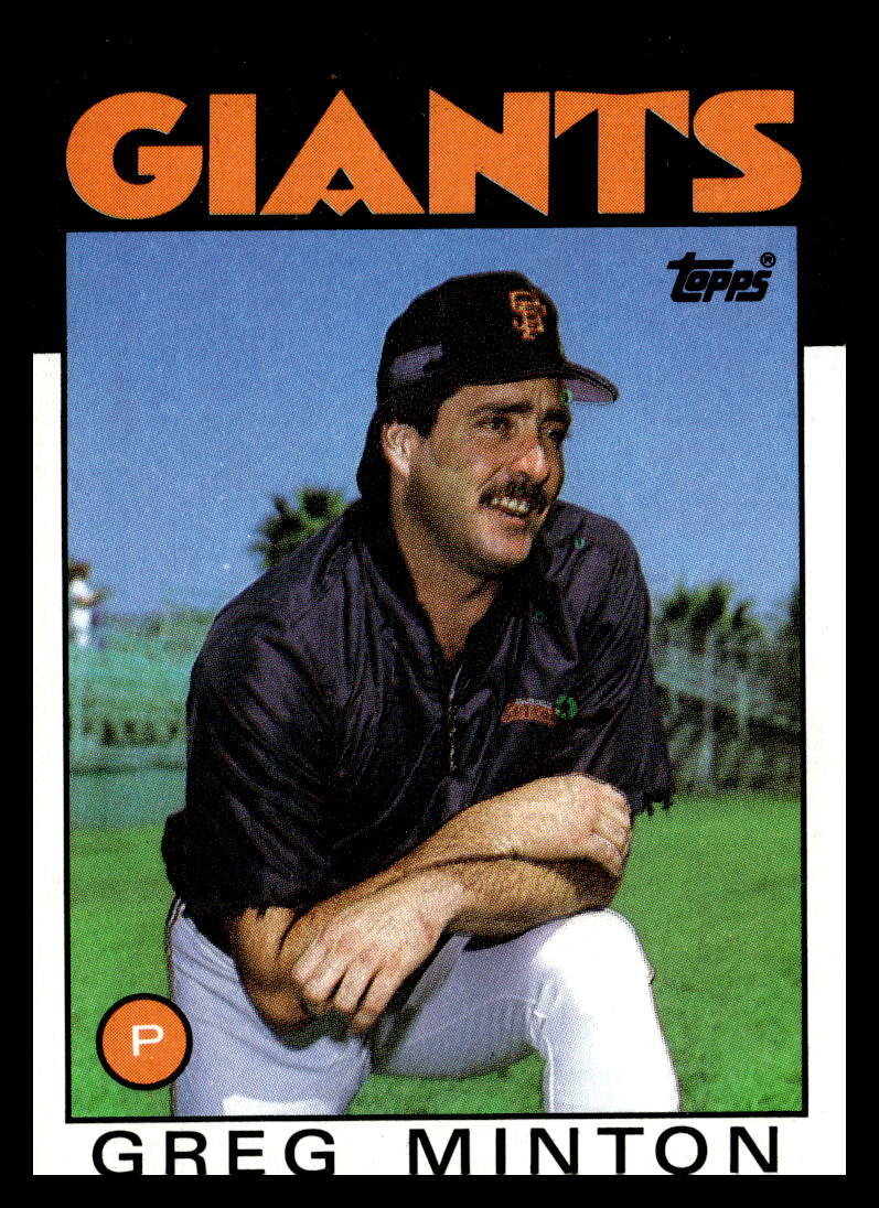 1986 Topps #310 Greg Minton San Francisco Giants Baseball Card | eBay