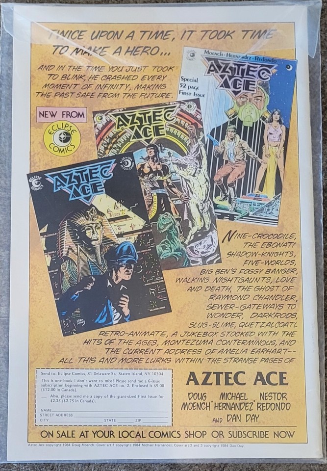 Eclipse Comics Crossfire #1 - 1985 - Mark Evanier & Dan Spiegle - VG | eBay