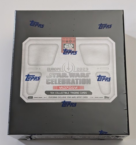 FACTORY SEALED TOPPS 2023 STAR WARS CELEBRATION VOLUME 1 HOBBY BOX | eBay