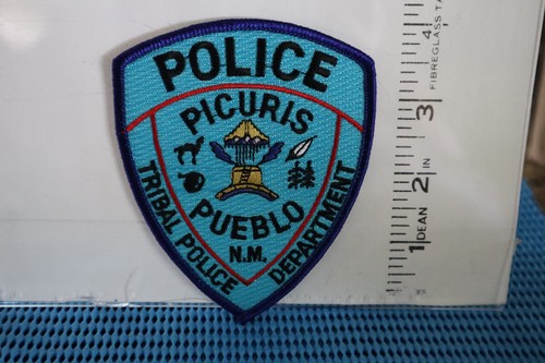 tribal indian police patch PICURIS PUEBLO TRIBAL POLICE DEPT NEW MEXICO ...