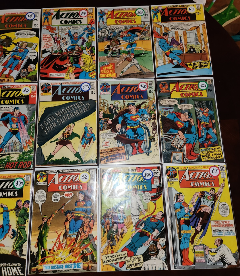 Action Comics Issues #359 - #599 DC Bronze Age Pick & Choose Combined ...