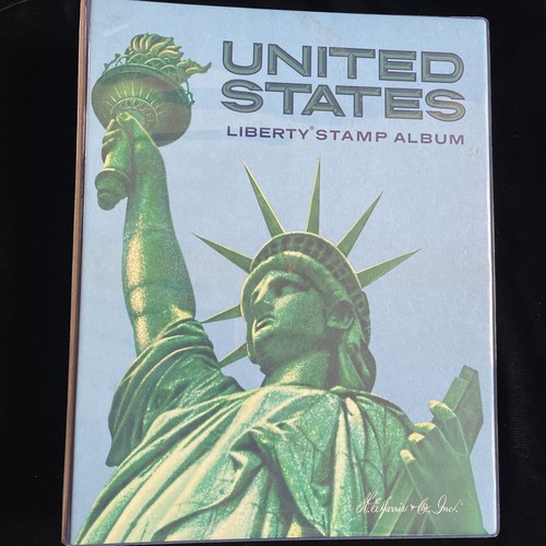 United States Liberty Stamp Album US Stamps H E Harris Co. Lots Of ...