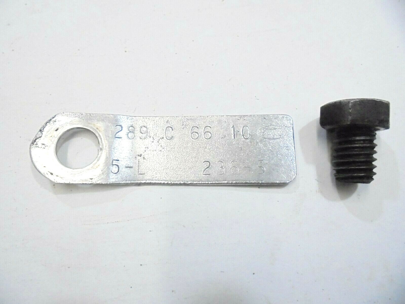 1966 Mustang 289 2V Barrel Engine ID Tag | eBay