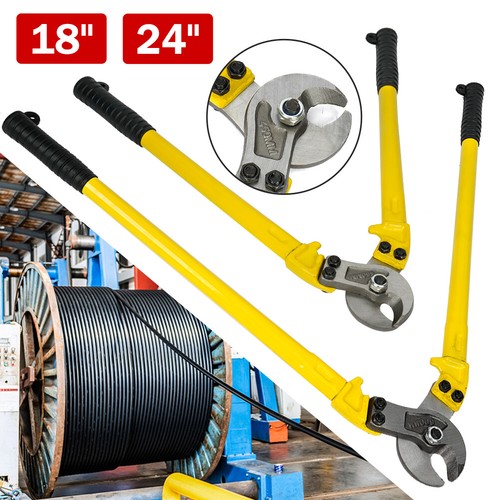18" 24'' Heavy Duty Cable Cutter Cutting Wire Rope Electrical Cutter AU ...