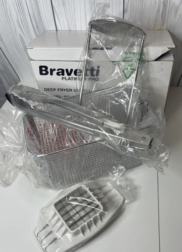 Deep Fryer Bravetti Platinum Pro Extra Parts Basket Potato Slicer ...