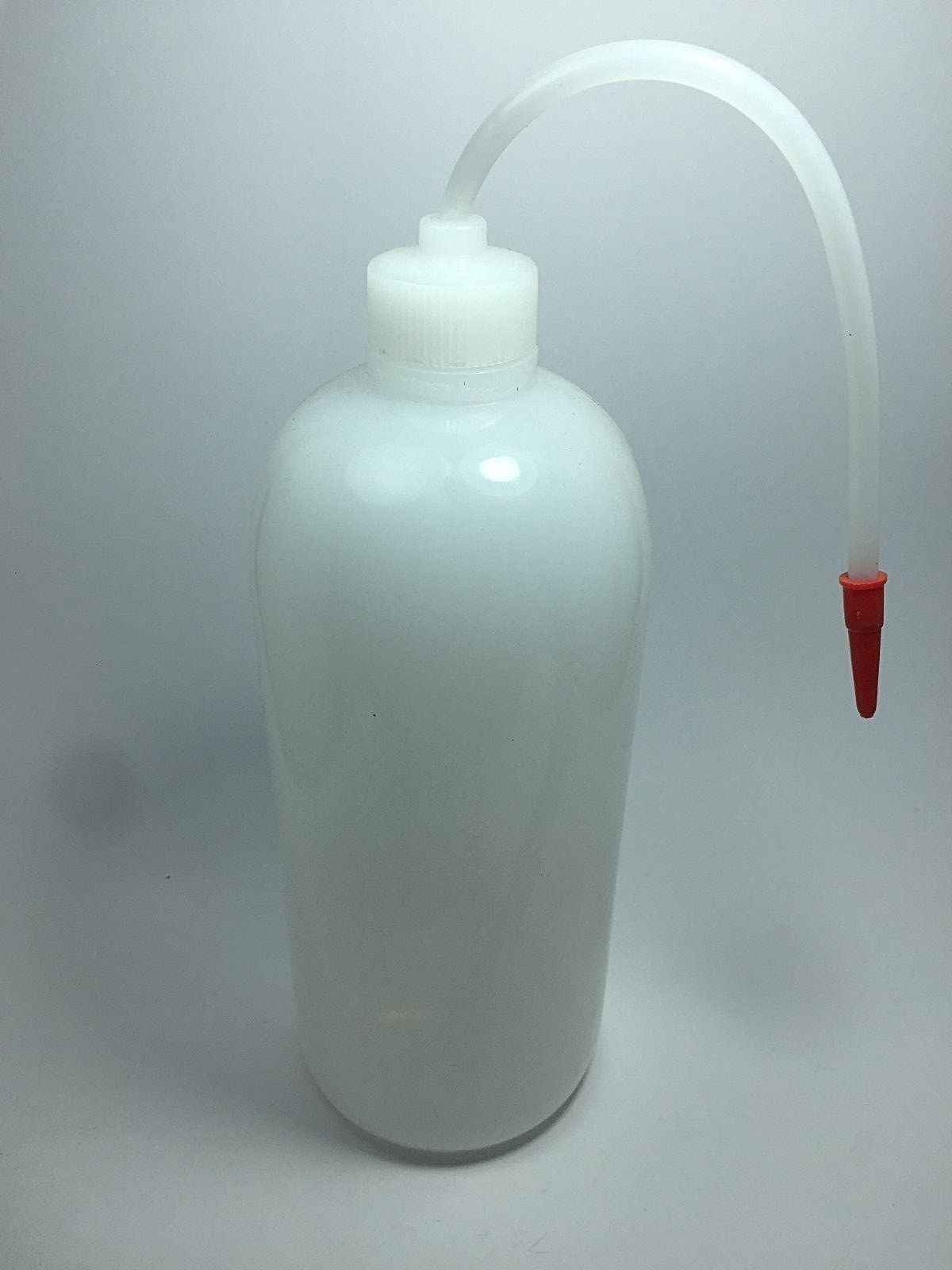 Wash Bottles Flexible Tube & Dispensing Tip Polyethylene Easy Squeeze ...
