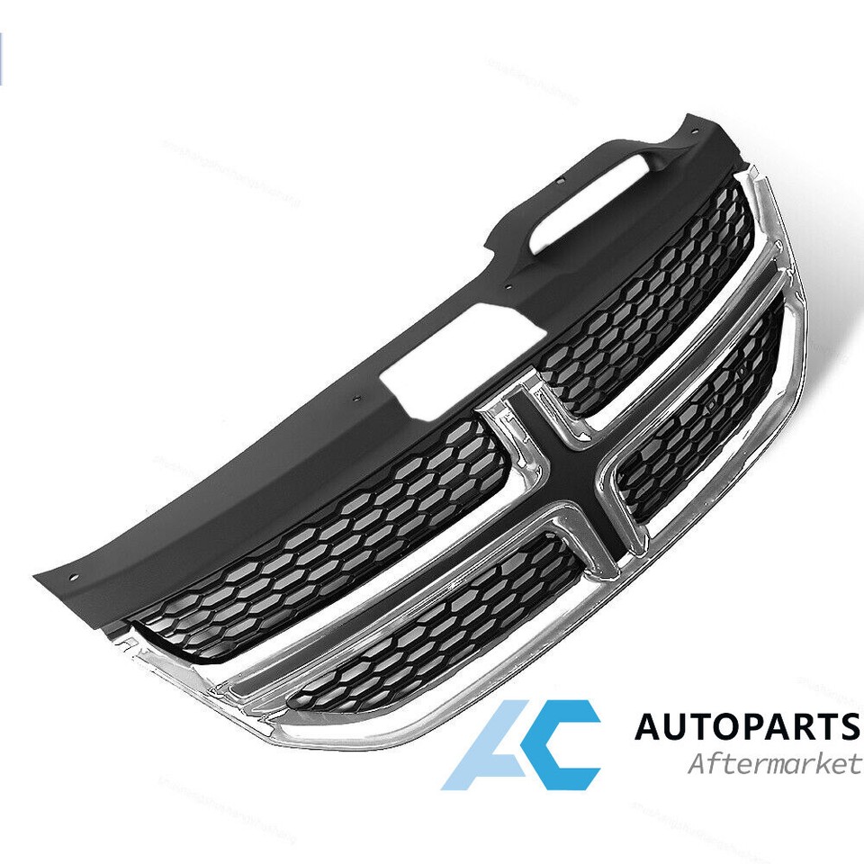 Front Bumper Grille Fits Dodge Journey 2011-2020 5NB56TZZAB Chrome | eBay