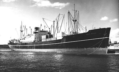Anna Bakke Ship of the Bakke Line (Knut Knutsen) Shipping Co OLD PHOTO ...